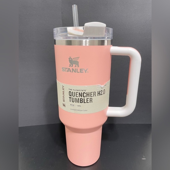 Stanley | Dining | Stanley 4oz Flowstate Quencher H20 Tumbler Peach ...